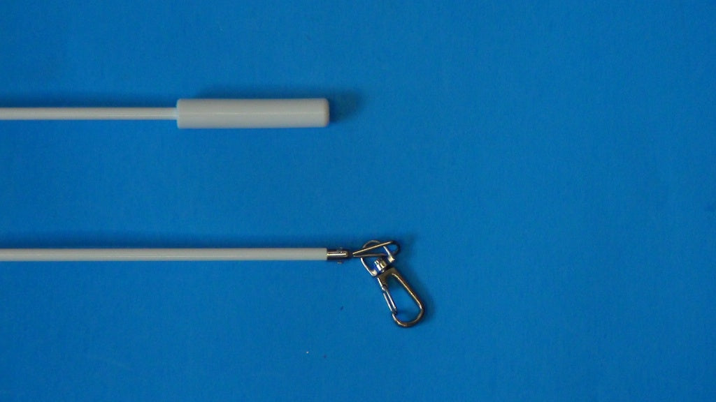 White Solid Fling Rods: Product Number 94 – Breen Drapery Hardware Limited